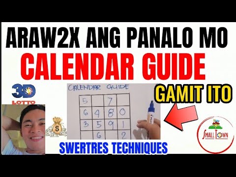 swertres calendar guide 3d national | 3d lotto | and STL Vis.Min ...