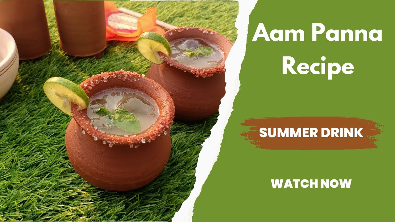 Aam Panna Recipe || Raw Mango Drink || Summer Refreshing Drink || Green ...