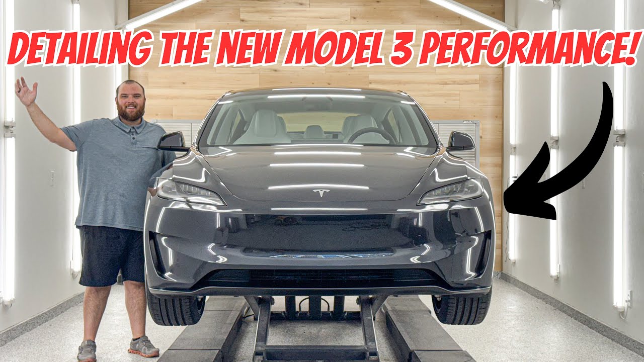 Perfecting the New Tesla Model 3 Performance Highland: Complete Paint ...