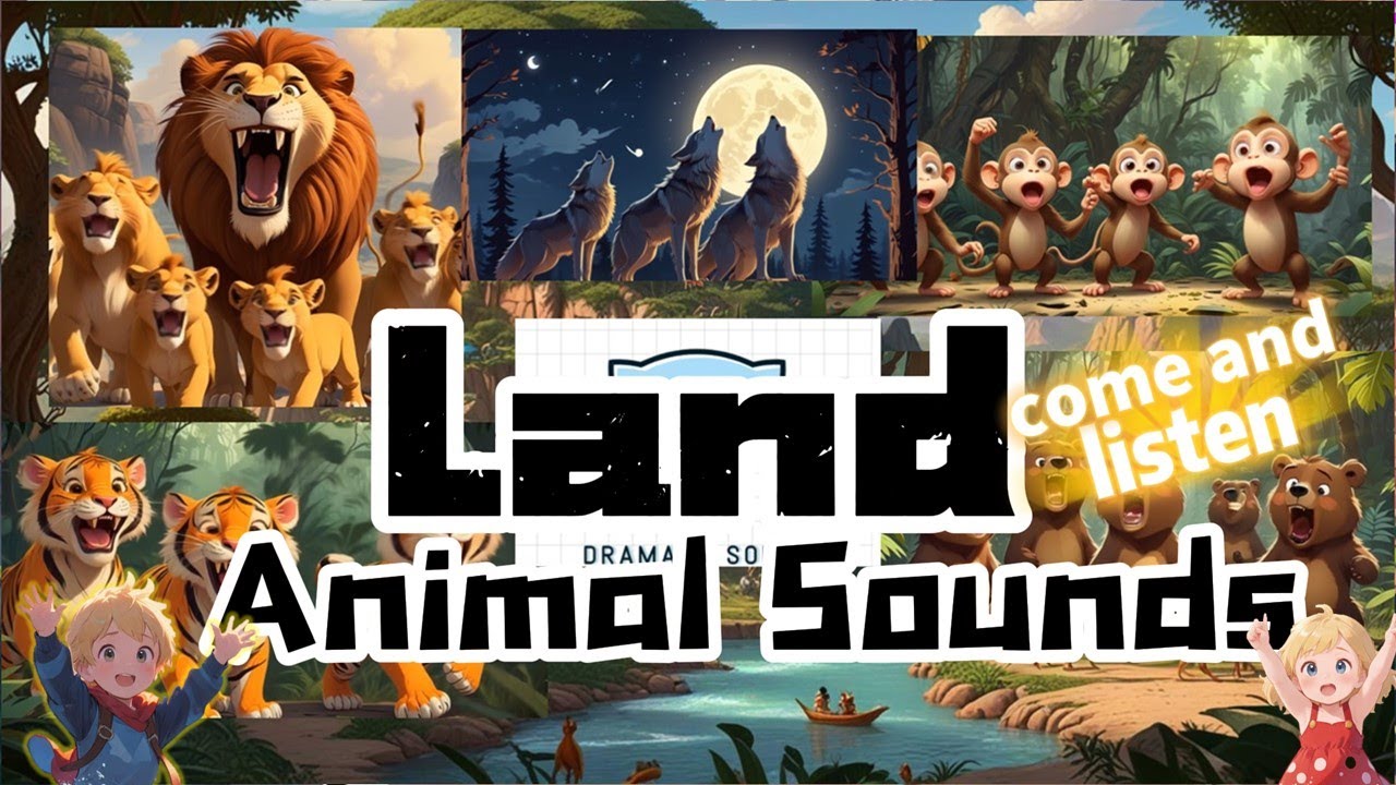 Land Animal Sound - What is the sound of the land animal? | BON BON ...