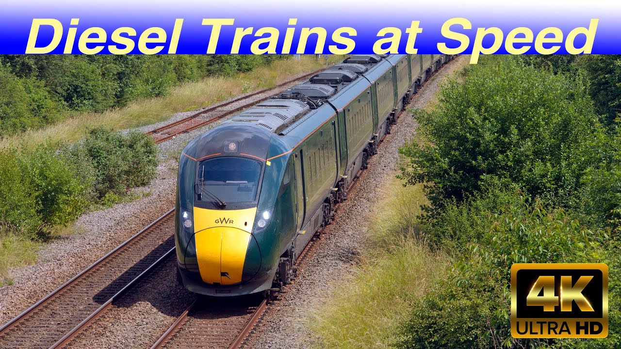 UK Diesel Trains at SPEED in 4K (2024 Edition) - YouTube
