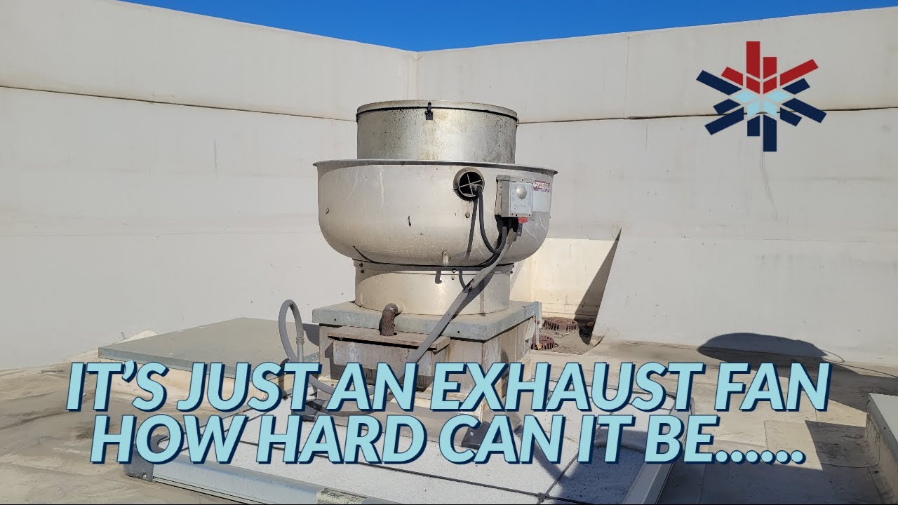 IT'S JUST AN EXHAUST FAN HOW HARD CAN IT BE?? - YouTube