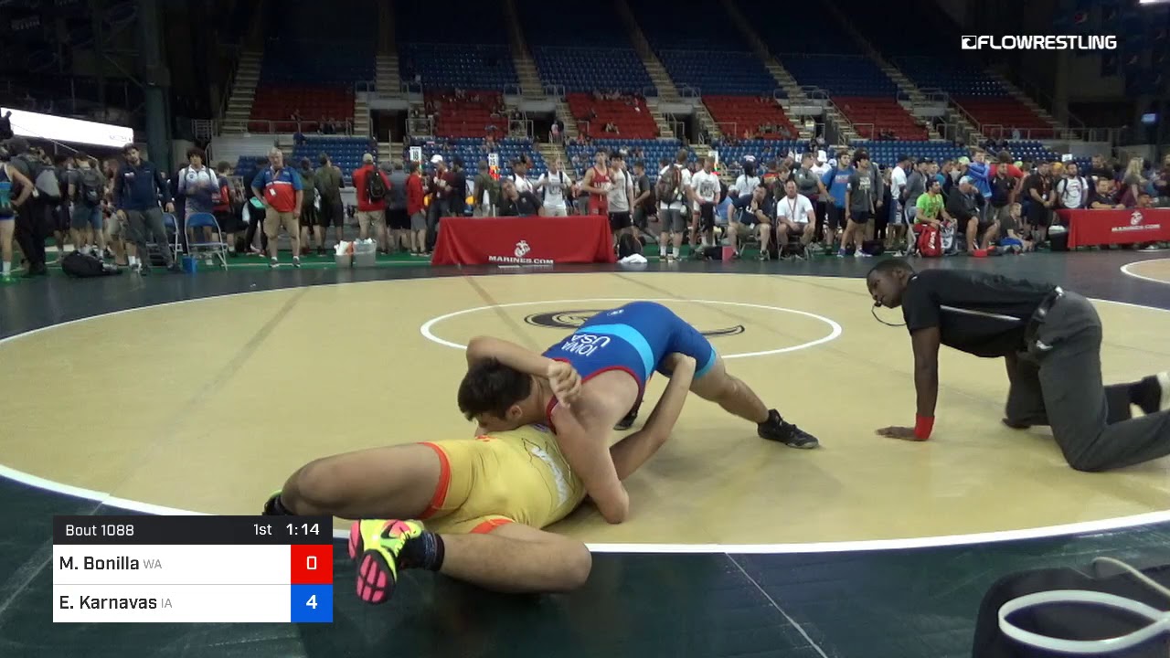 182 Lbs Cons 32 2 Mark Bonilla Washington Vs Eli Karnavas Iowa - YouTube