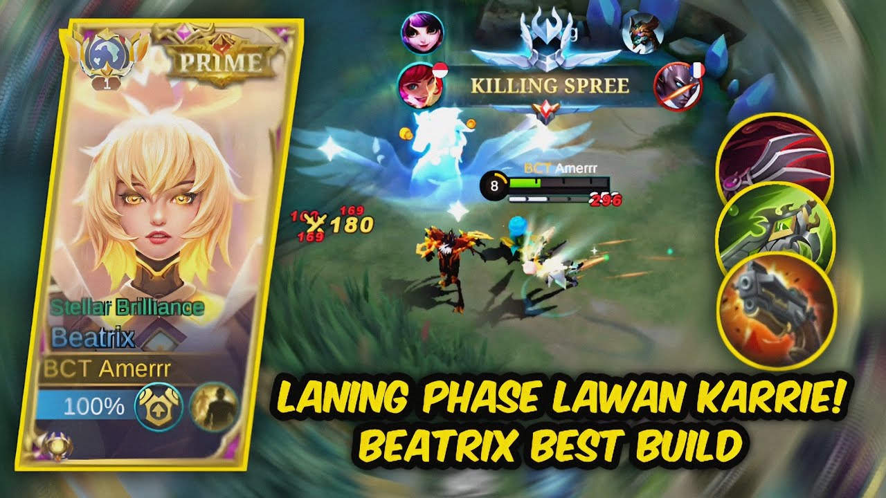 BUILD TERKUAT BEATRIX UNTUK LAWAN JUNGLER TANK - BEST BUILD BEATRIX ...