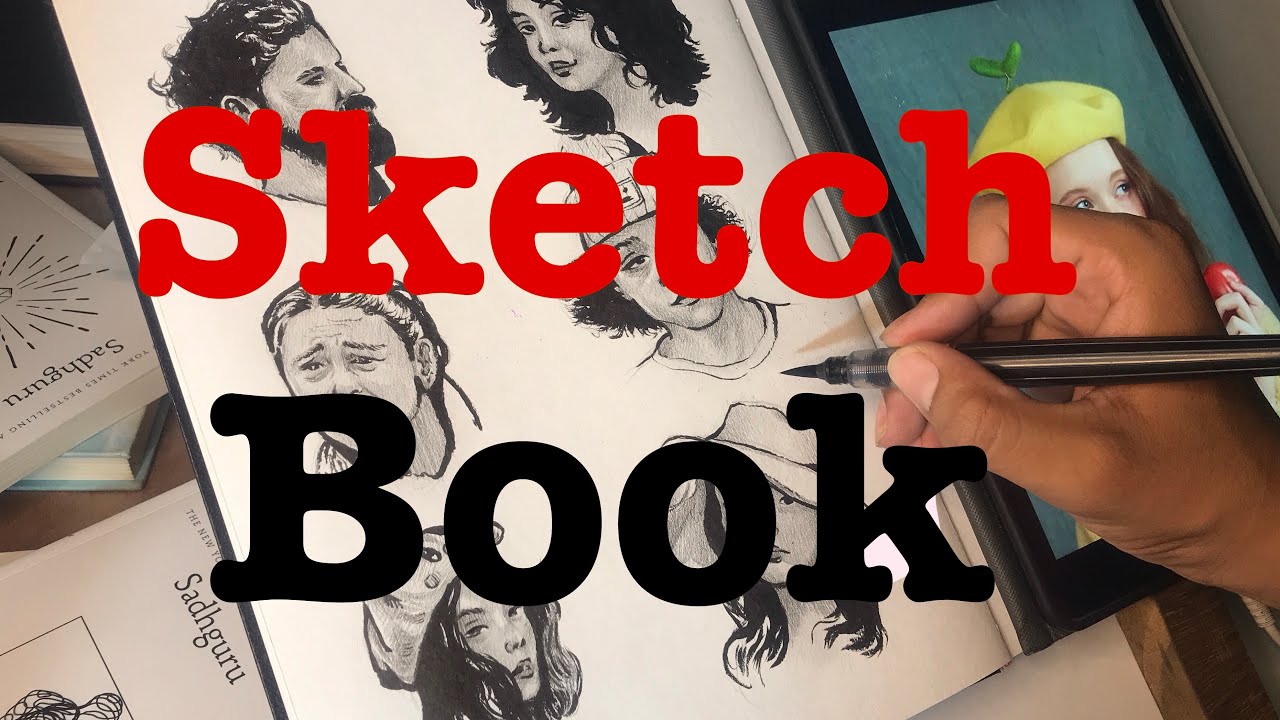 New Sketch Book | Portraits In new sketch book | The Artist Abhi - YouTube