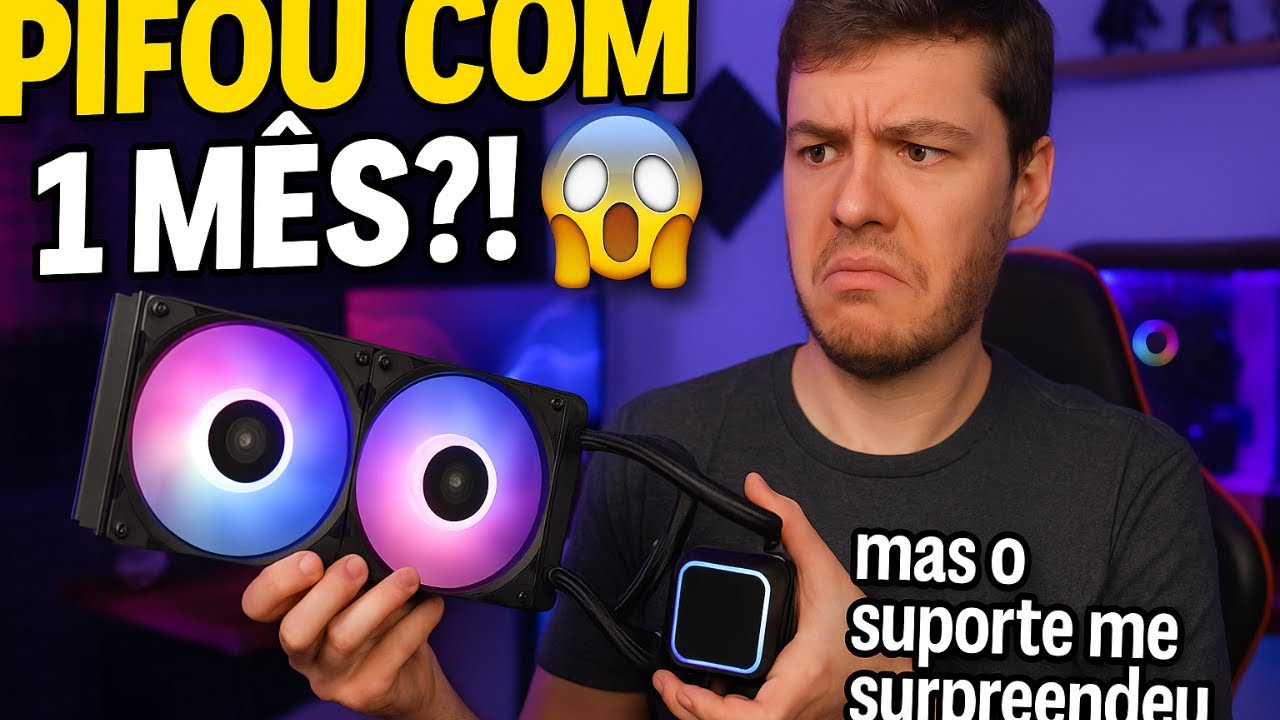 Water Cooler LE 500 deepcool pifou com MENOS de 1 mês! Mas o suporte me ...
