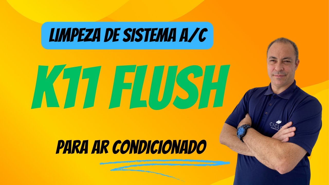 FLUSH K11! Veja como é uma limpeza de sistema AC - YouTube