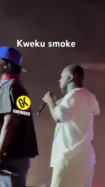 Moment kweku smoke mounts stage at pent hall week celebration - YouTube