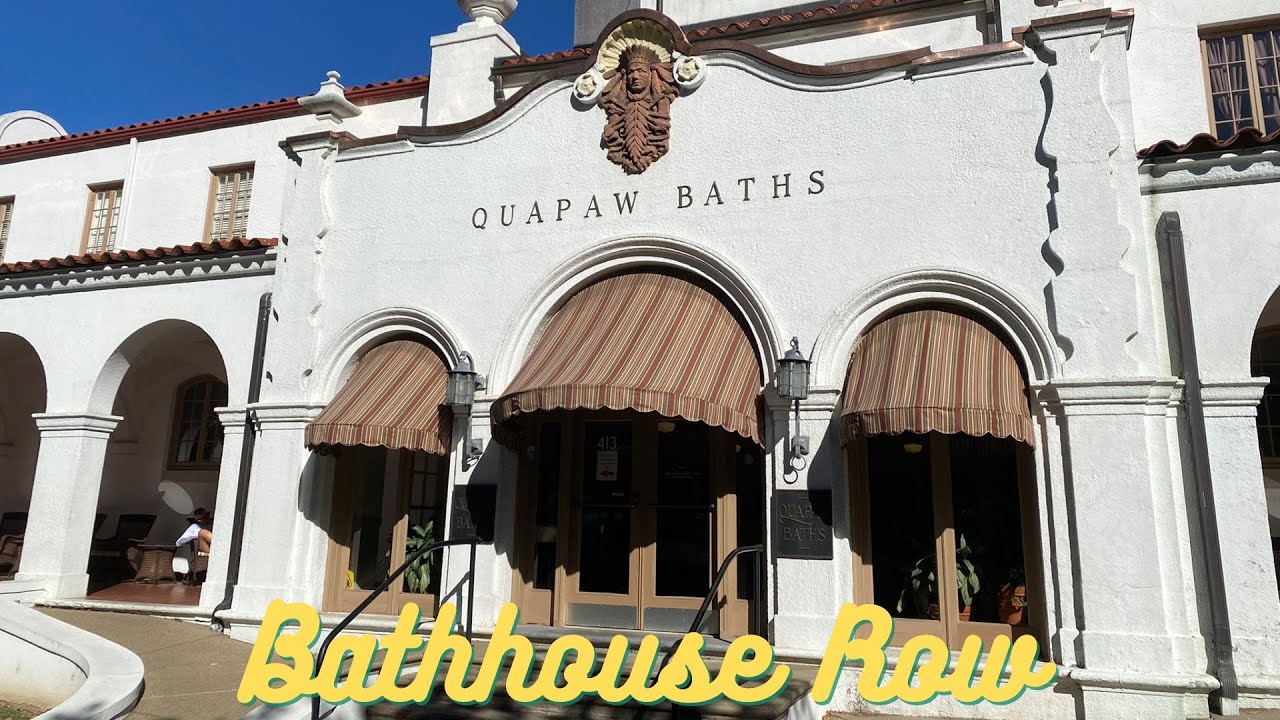 Bathhouse Row and camping in Arkansas - YouTube