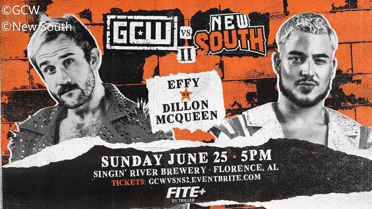 EFFY vs Dillon McQueen / Singles Match / GCW vs New South II / WWE 2K23 ...