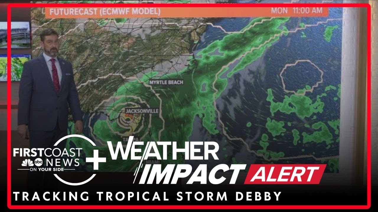 Tracking Debby: Latest models, forecast, watches and warnings - YouTube