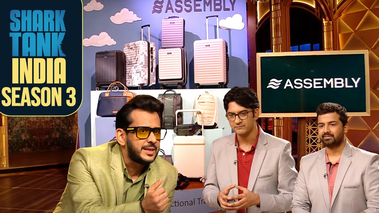 'Assembly' के suitcase designs Aman को काफी mediocre लगे | New Sharks ...