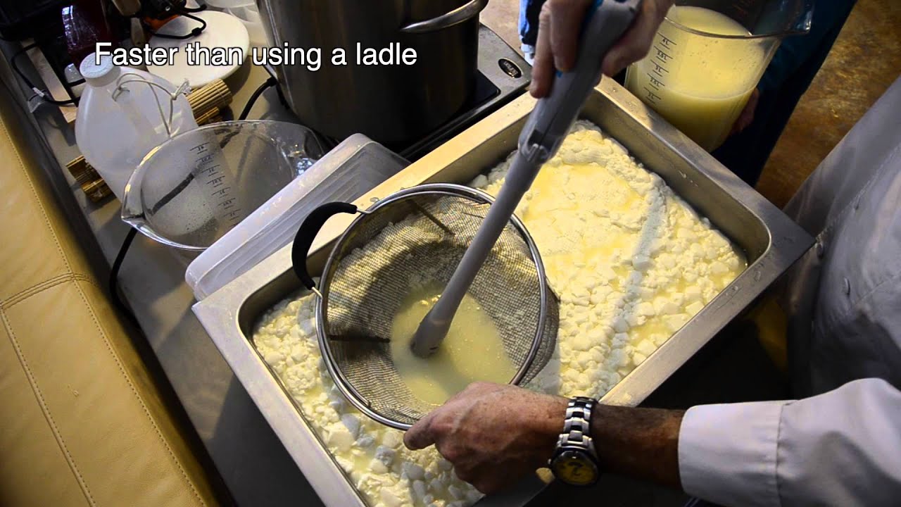 Whey Pump & Strainer | The CheeseMaker - YouTube