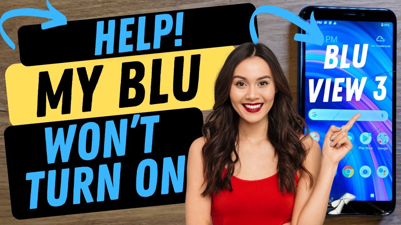 BLU Phone Won't Turn On - Check These 6 Things on Your Blu View 3 - YouTube