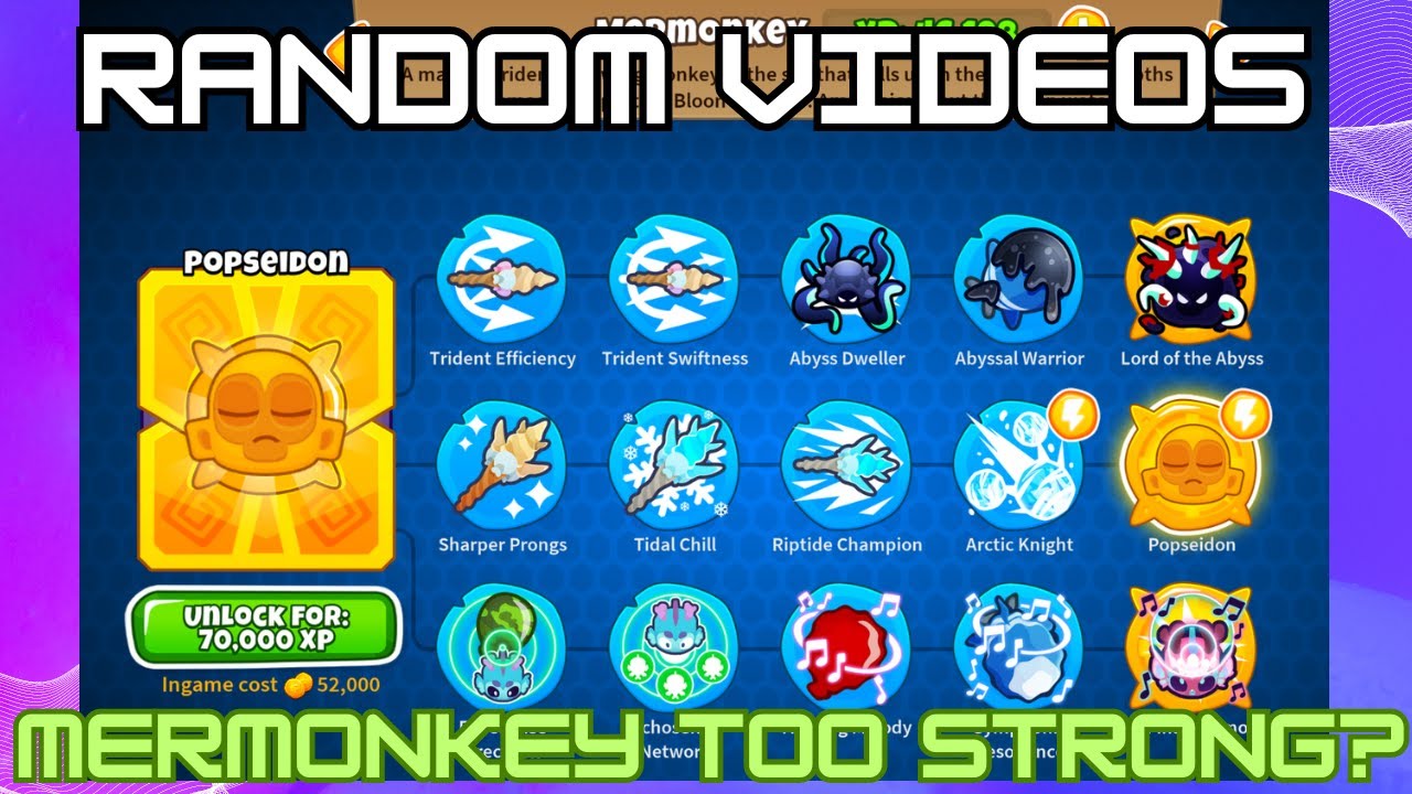 Is the Mermonkey too strong? | BTD6 | Bloons Tower Defense 6 - YouTube