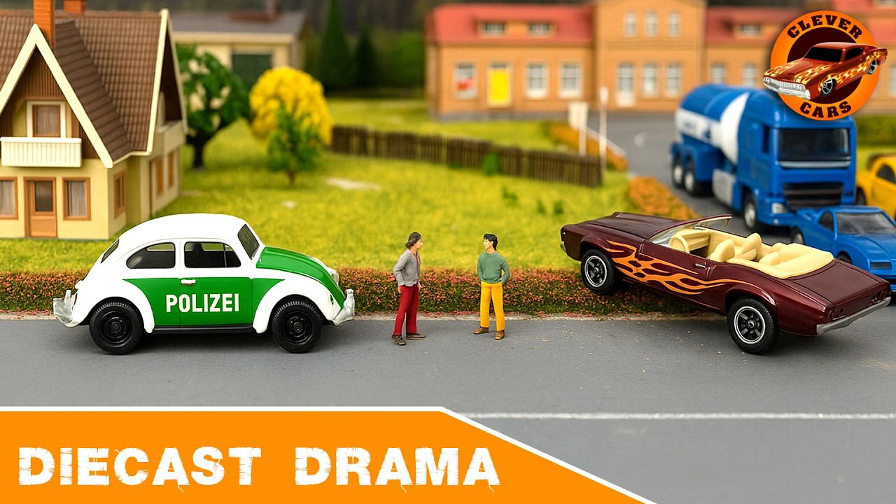 Diecast Crash Cleanup with Tow Trucks Police Ambulance Dump Trucks in ...