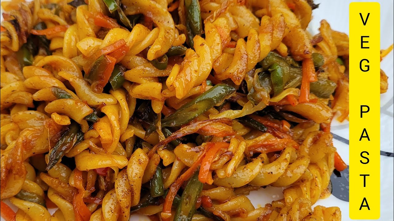 Veg Pasta Recipe | স্পাইসি পাস্তা রেসিপি | Vegetable Pasta Recipe in ...