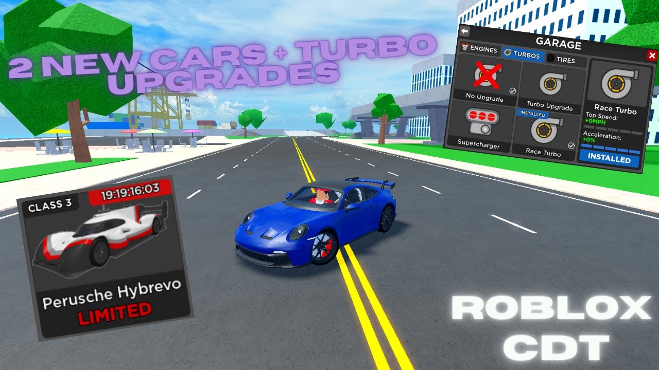 New Turbo Update In CDT Roblox | Car Dealership Tycoon | - YouTube