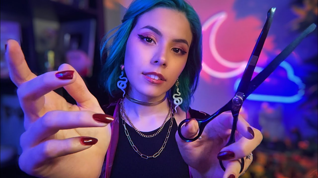 Asmr Haircut And Color Gets Progressively More Chaotic ππ»ββοΈπ Youtube