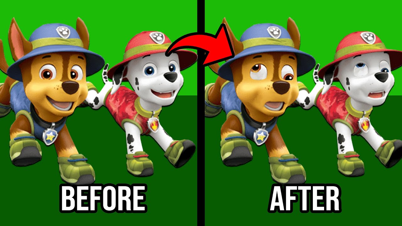 This is how I made Paw Patrol NERD SMASH!! - The Kool Nerd Edits - YouTube