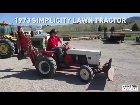 1973 Simplicity Lawn Tractor - YouTube