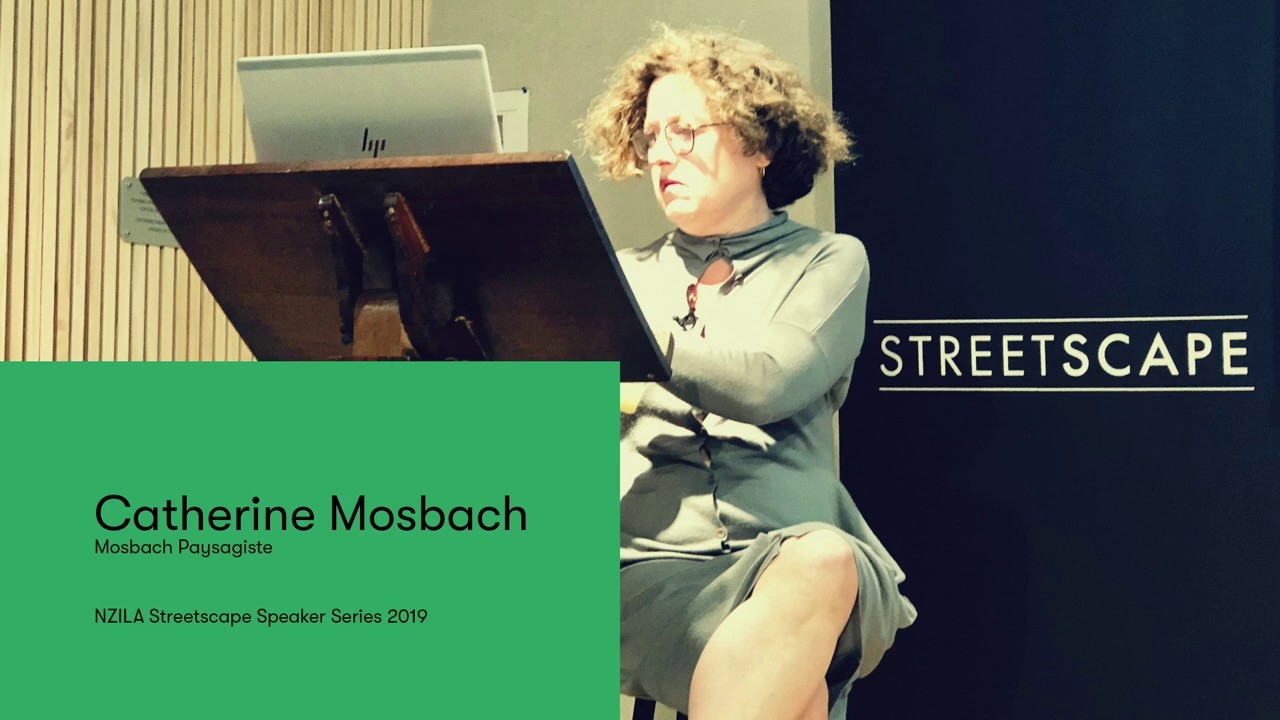 Renowned Landscape Architect Catherine Mosbach in NZ - YouTube