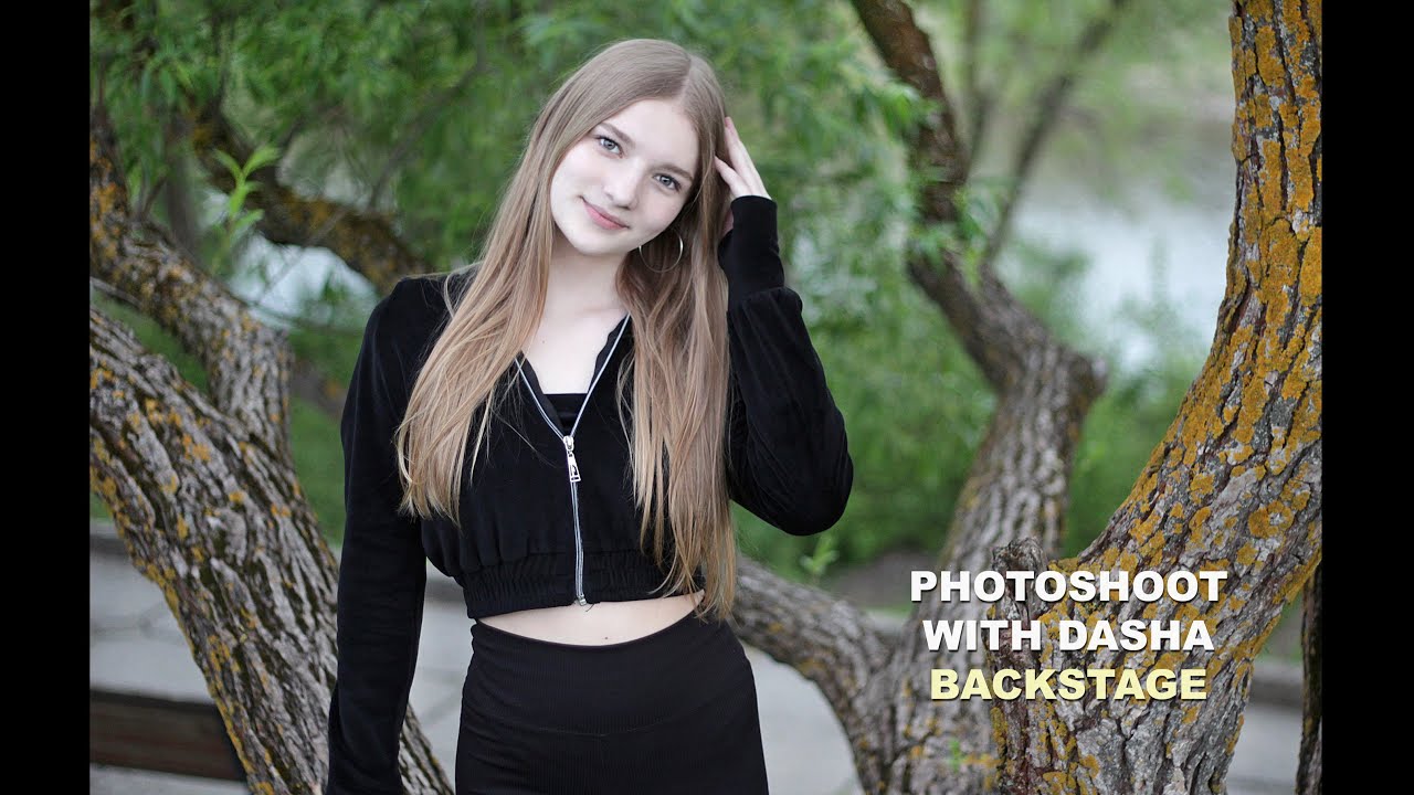 Improvised Photo Shoot with Dasha - Backstage - YouTube
