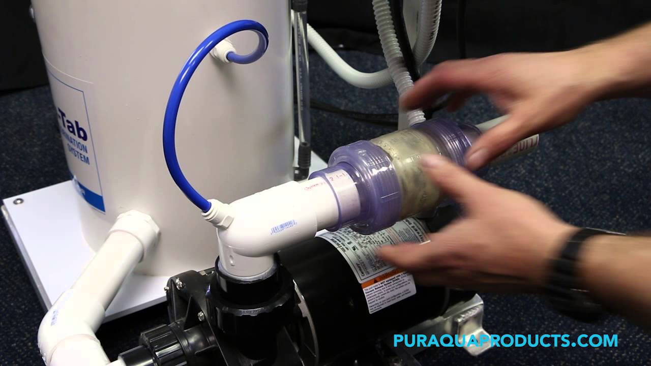 How to Change a Chlorinator Flap Check Valve - YouTube