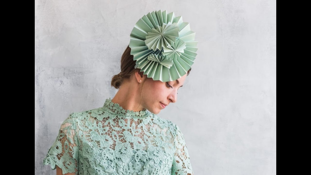 Pretty Paper Fascinators for a Royal Wedding Watch Party - YouTube