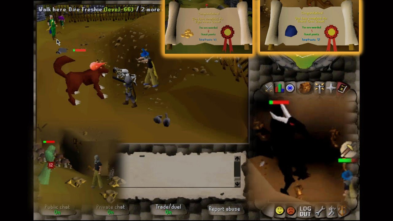 2004Scape | General Account Progression: Quests [Gameplay] - YouTube