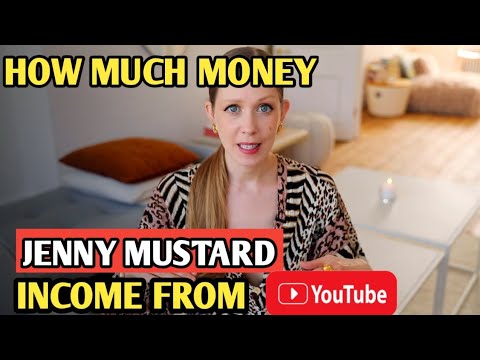 HOW MUCH MONEY DOES JENNY MUSTARD CHANNEL EARN FROM YOUTUBE - YouTube