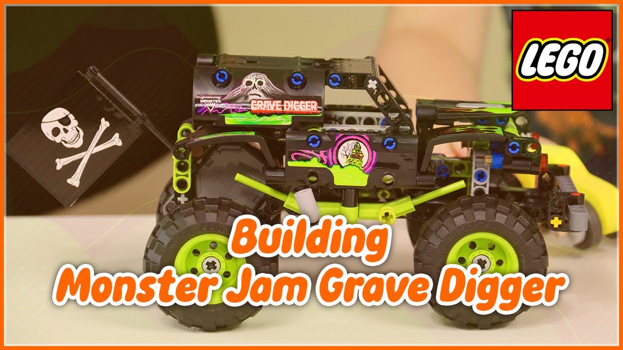 Grave Digger Lego Set Build - YouTube