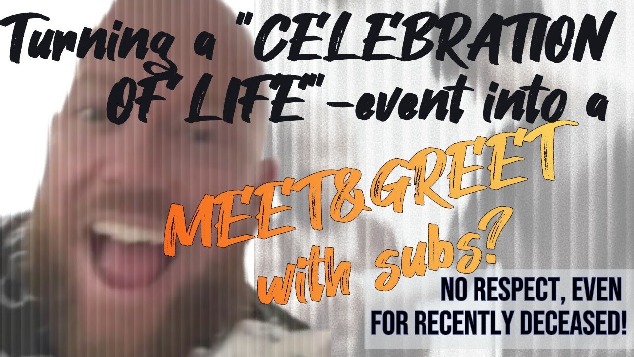 Aaron SMITH-LEVIN turns Celebration of Life Service to Meet & Greet ...