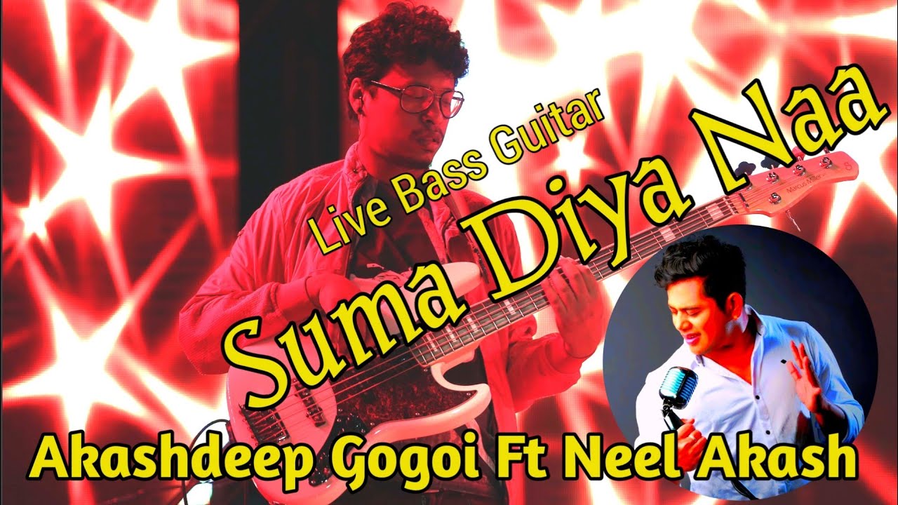Live Bass playing on 'Suma Diya Na' (Assamese) by Akashdeep Gogoi (Akky ...