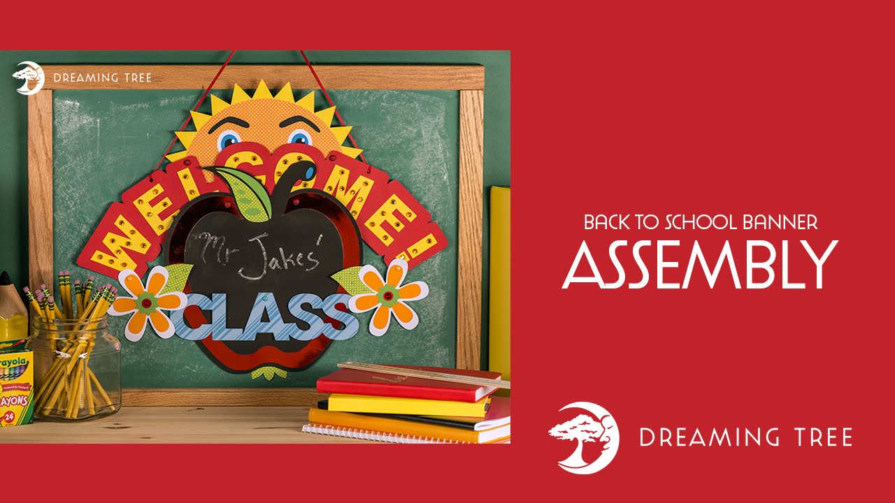 SVG File - Back To School Banner - Assembly Tutorial (For Cricut ...
