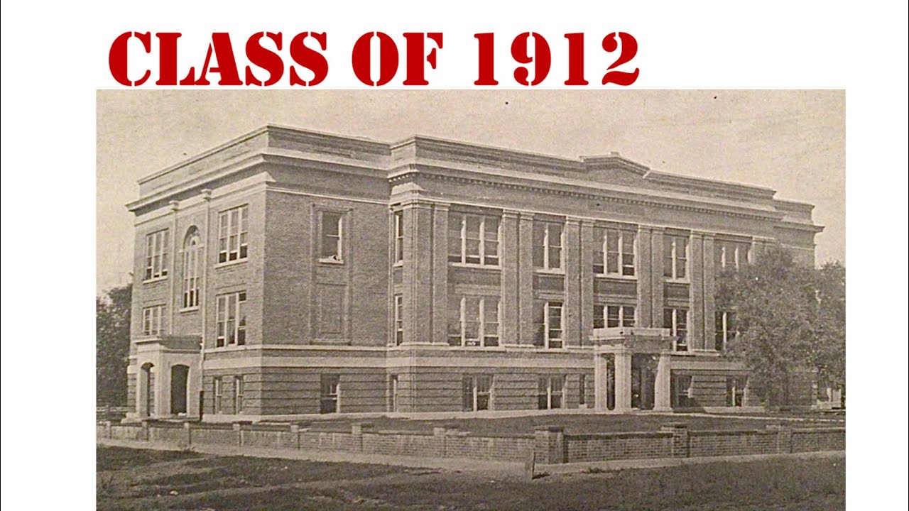 History of Hillsborough High School: Class of 1912 - YouTube