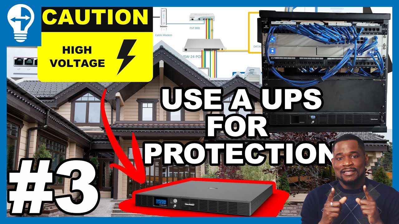 I Protect My Network Devices Using a UPS | Video #3: Installing a Home ...