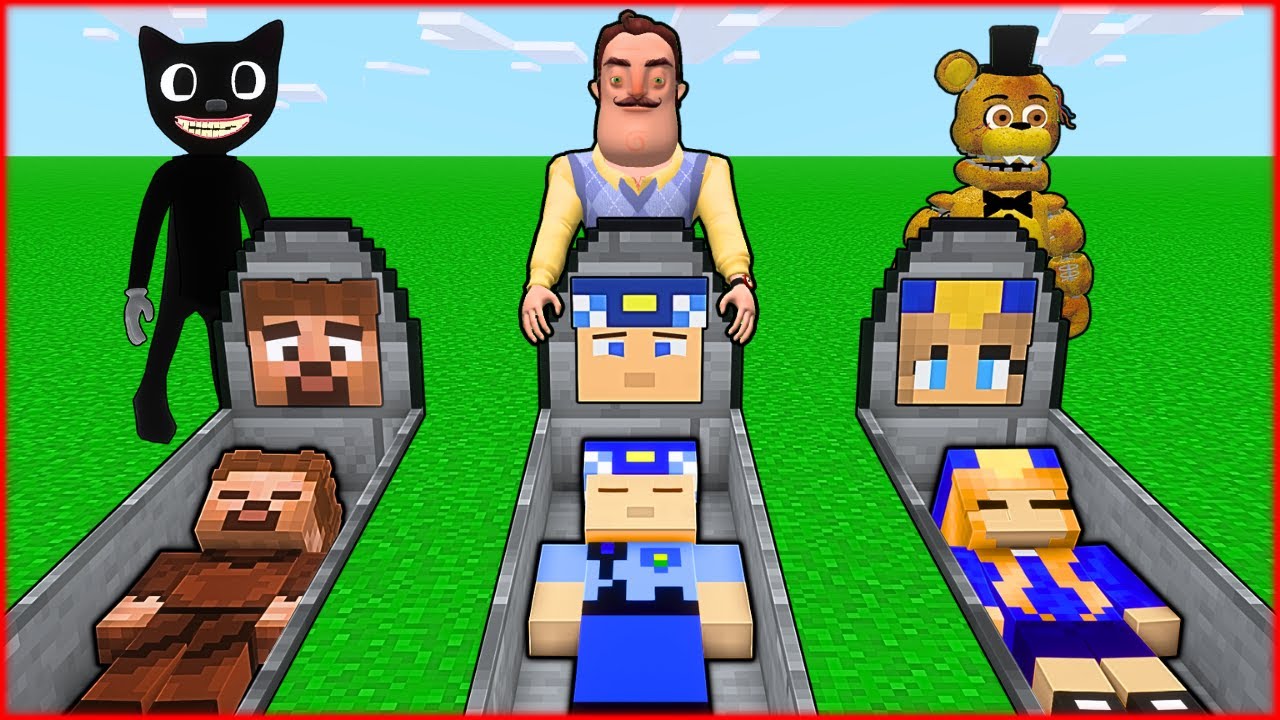 HELLO NEİGHBOR HERKESİ ÖLDÜRDÜ! 😱 - Minecraft - YouTube