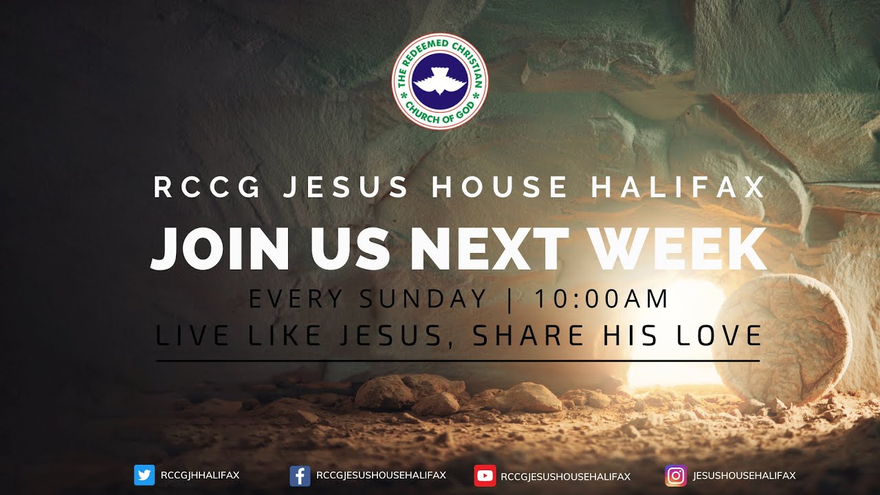 RCCG Jesus House Halifax | Sunday Service | The Man of Excellent Spirit ...