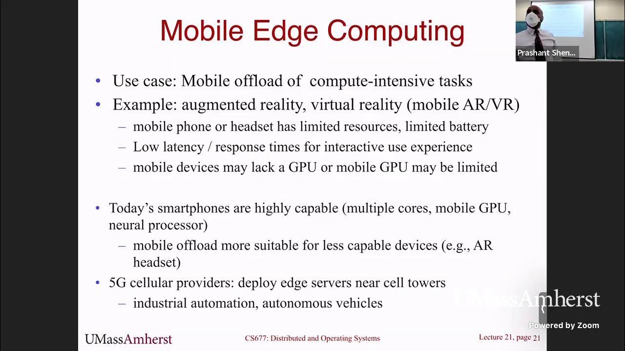 UMass CS677 (Spring'22) Lecture 21: Web caching and Edge computing - YouTube