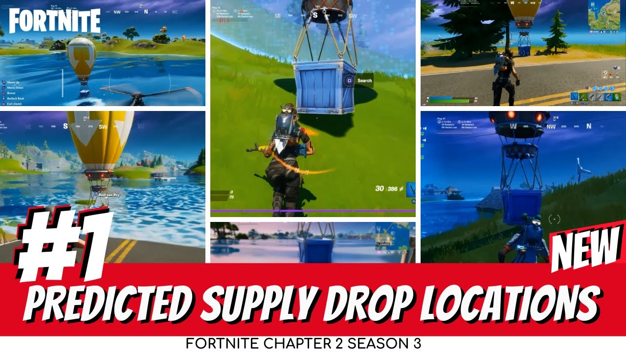 How to Get Supply Drops Easily - Predicted Locations - Fortnite Battle ...