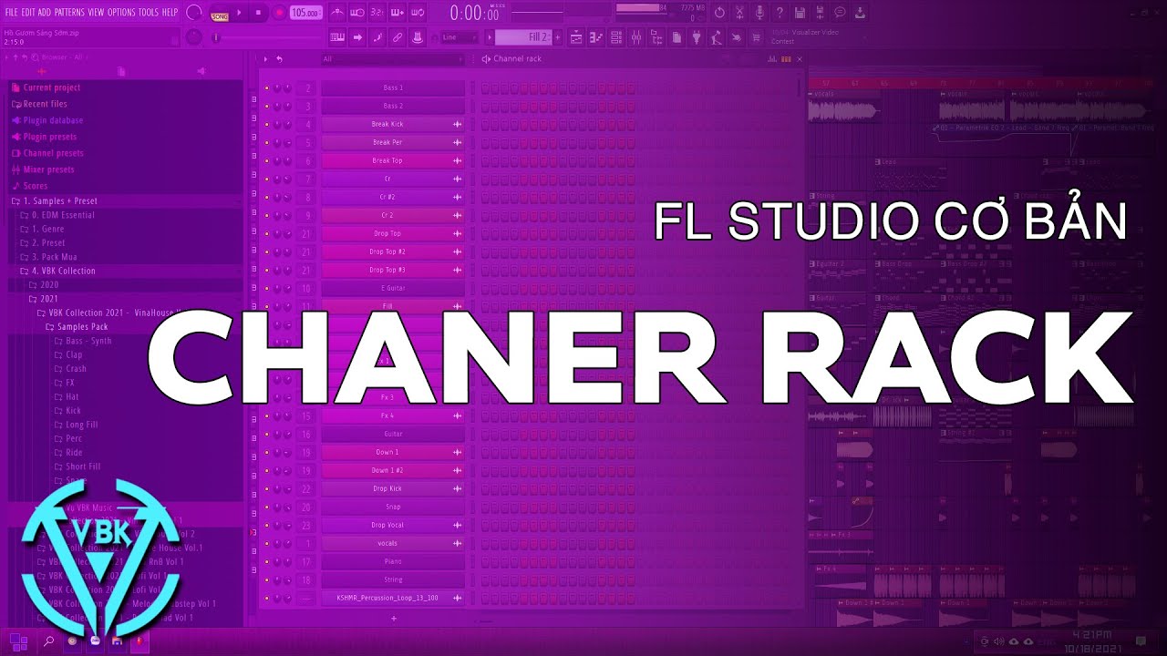 Hướng Dẫn FL Studio: Chanel Rack | VBK MUSIC - YouTube