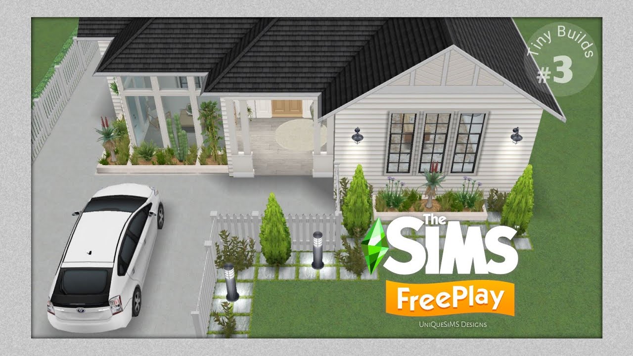 The Sims FreePlay: TINY BUILDS_#3 (1-Bedroom House Design) House Tour ...