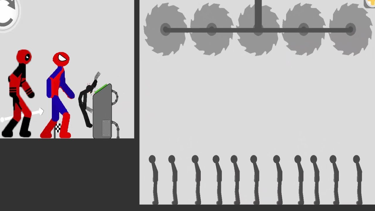 Stickman Backflip 3 Parkour Mode Unlocked All Heroes Android GamePlay ...