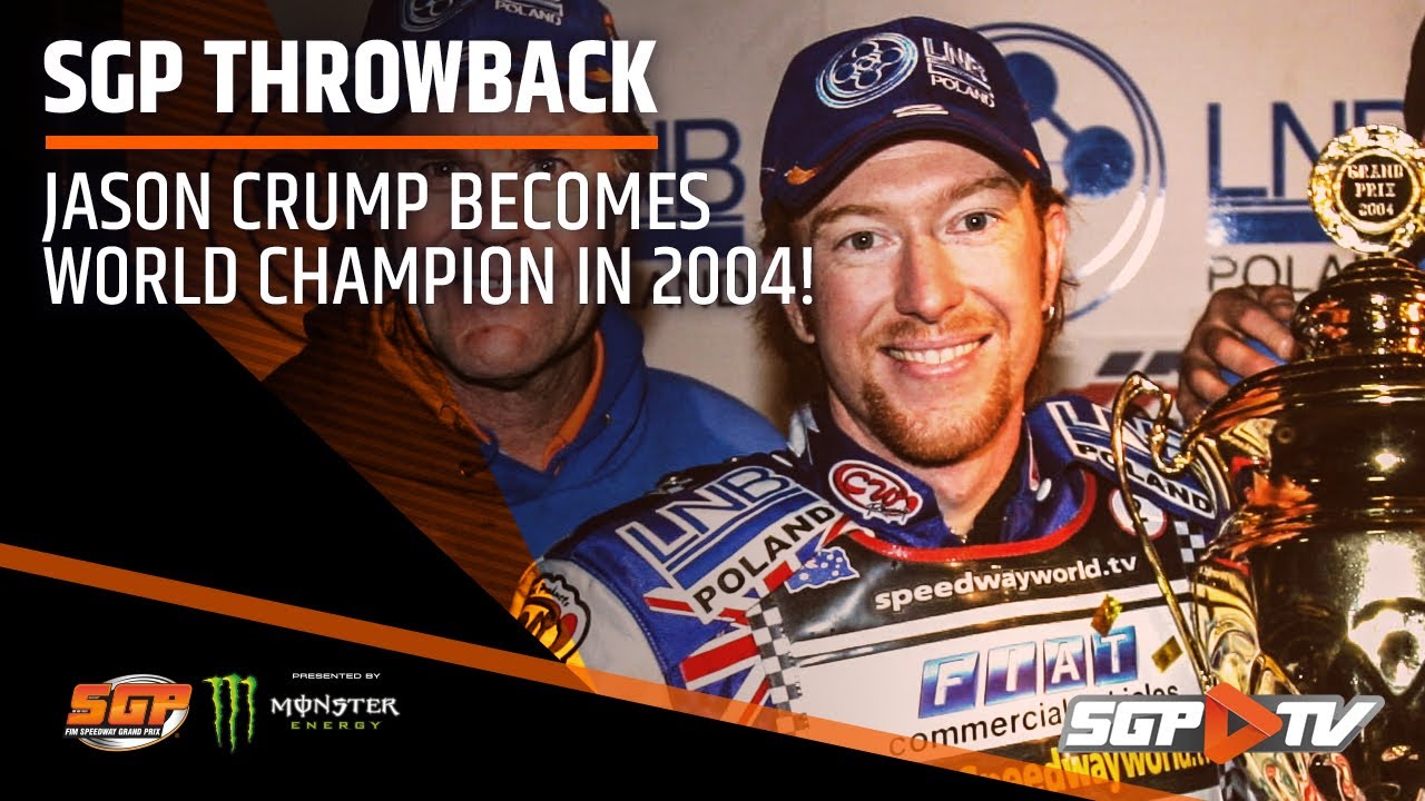 Jason Crump becomes WORLD CHAMPION in 2004! | SGP Throwback - YouTube