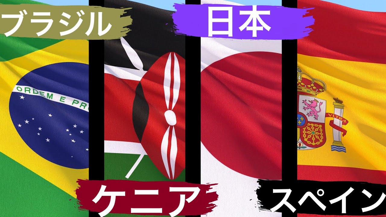 Country Names in Japanese with Flags | Katakana Practice - YouTube