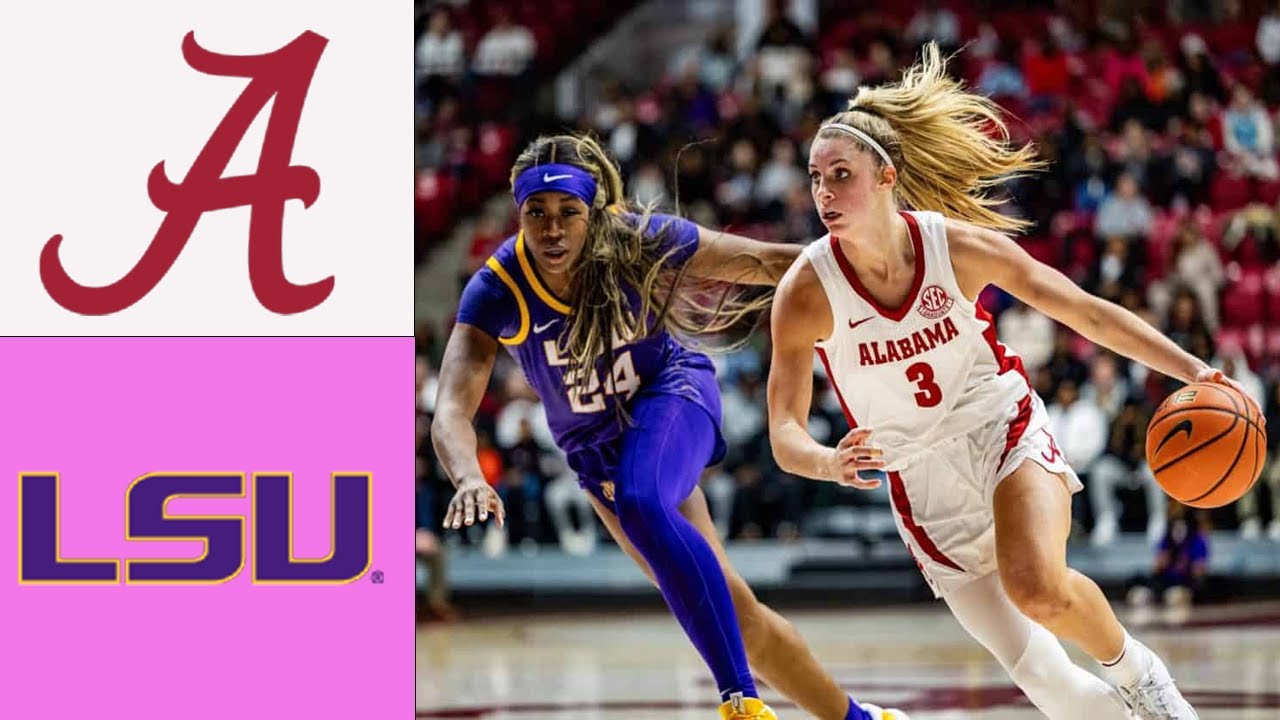 Alabama Crimson Tide vs LSU Tigers | FULL GAME | Feb 01,2026 | Women's ...