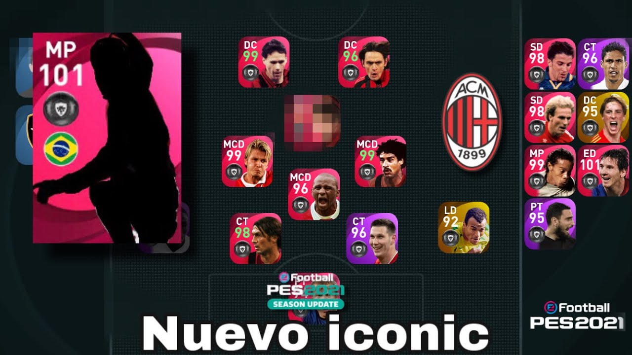 ESTE NUEVO ICONIC LLEGA A NUESTRO EQUIPO! EN PES 2021 MOBILE / pes 2021 ...