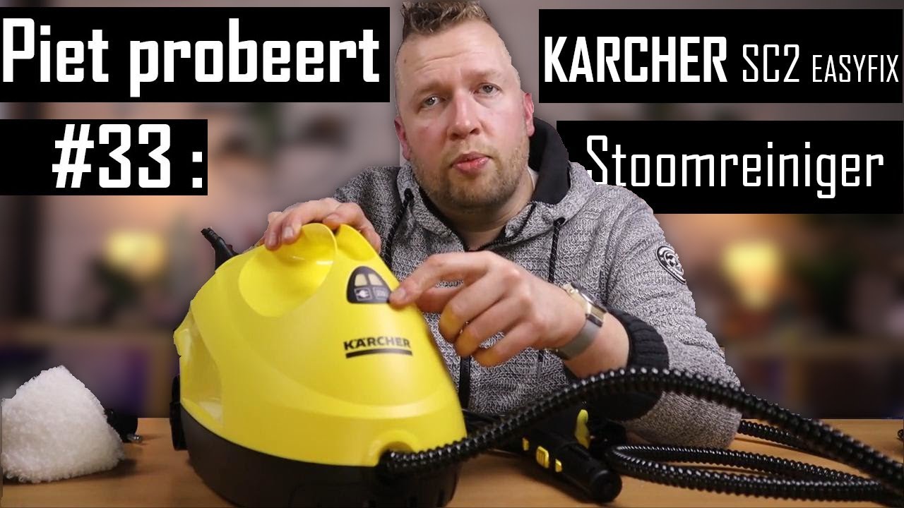 Piet probeert #33│Karcher SC2 EasyFix Stoomreiniger bij DIRK - YouTube