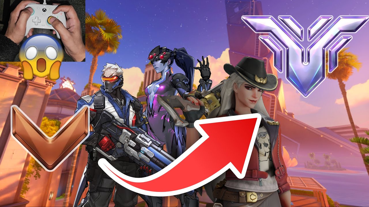 Unranked To GM Dps With HANDCAM (PART 1) | Overwatch 2 Console ...